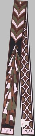 Emilio Pucci Silk Printed Bandeau Scarf - Multicolor
