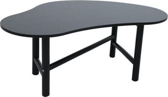 Oviala Oviala - Schwarzer Couchtisch mit Melamindekor