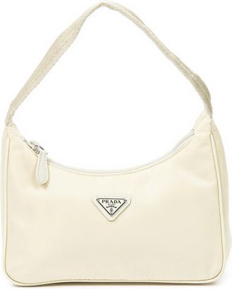 Prada Crossbody Bags - Vintage Mini Zip Hobo - Gr. unisize - in Wei&szlig; - f&uuml;r Damen