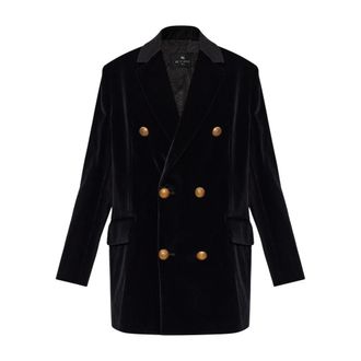 Etro Samt-Blazer - - Jackets - Damen - Schwarzk - S