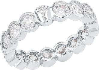 Joop Ring 925 Sterling Silber Damen Ringe, mit Zirkonia synth., Weiß, Kommt in Schmuck Geschenk Box, 2038929