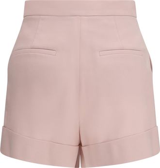Max Mara Mohair and Silk Canvas Bermuda Shorts - Beige