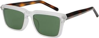 Generic Lunettes De Soleil Tendance &Agrave; Monture Carr&eacute;e For Hommes Et Femmes, Id&eacute;ales For La Photographie De Rue, Les Vacances Et Le Sport.(Green)