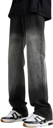 Generic Jean Homme Jeans Homme Jean Homme Regular Confortable Classique Automne Hiver Ample Ext&eacute;rieur Coupe Droite - D&eacute;contract&eacute;, Robuste, Id&eacute;al pour Vie Acti