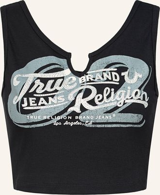 True Religion Tank Top schwarz