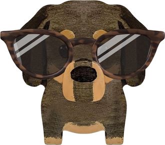 Generic Sonnenbrillenhalter - -Tier-Brillenhalter, Einzigartiger Deutscher Sch&auml;ferhund, Dackel, Hunde-Sonnenbrillenhalter, Heimdekoration
