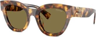 Miu Miu MU 01Ys 14L09Z Sonnenbrillen - - Accessories - Damen - Braun - 51 MM