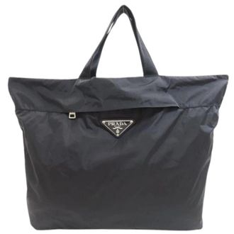 Prada Pre-owned Vintage Nylon Tote - - Pre-owned - Damen - Schwarzk - ONE SIZE