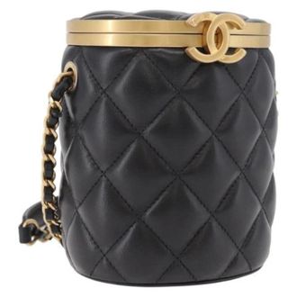 Chanel Pre-owned Vintage Bucket Bag - Femme - Pre-owned - Noir - Taille: ONE Size