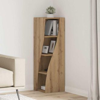 vidaXL Eckschrank Artisan-Eiche 32x32x102cm Holzwerkstoff vidaXL