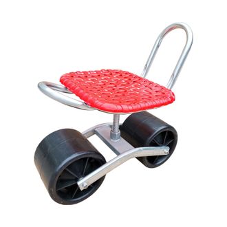 Generico Verstellbarer Gartenhocker: Aufrollbarer Gartenstuhl mit drehbarem Boden, mobiles Arbeitsstuhl-Design, weicher Sitz f&uuml;r die Aussaat im Freien, Gartena