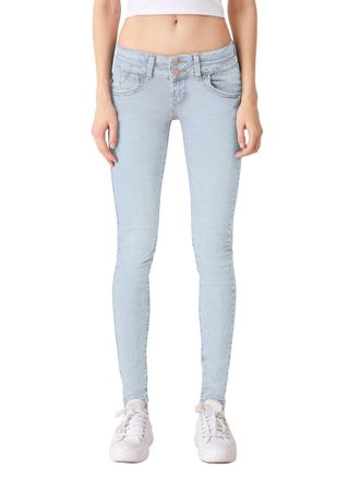 LTB Jeans Damen Jeans Julita X Extra Skinny Fit - Blau - Malisa Wash W26-W34 Baumwolle Stretch, Gr&ouml;&szlig;e:28W / 30L, Farbe:Malisa Wash 55059
