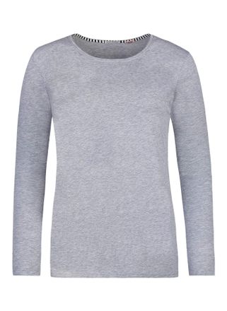 Short Stories Damen Shirt 1/1 Schlafanzugoberteil, Grau (Grey Mel. 1737.0), 46 (Herstellergröße: XX-Large)