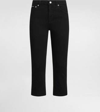 Dolce & Gabbana Capri-jeans Aus Denim Mit 5-pocket-design - Frau Denim Mehrfarbig 48
