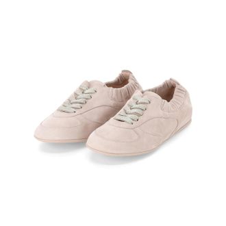 AGL Low-Top Sneaker - Sneaker aus Veloursleder - Gr. 36 (EU) - in Gold - f&uuml;r Damen