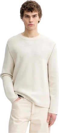 Marc O'Polo Pull Col Rond Double-Face Coton - Homme - Pulls - Beige - Taille: S