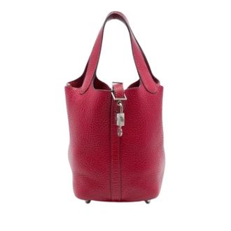 Herm&egrave;s Pre-owned Picotin Lock 18 - Femme - Pre-owned - Rouge - Taille: ONE Size