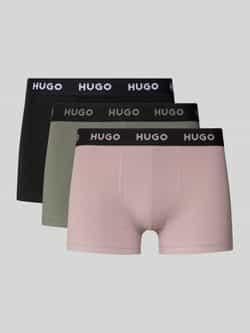 HUGO BOSS Slim Fit Trunks aus Baumwoll-Mix im 3er-Pack Modell PACK