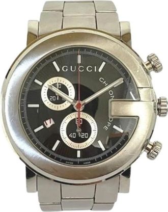 Gucci Montre 101M Pre-owned - Homme - Pre-owned - Noir - Taille: ONE Size