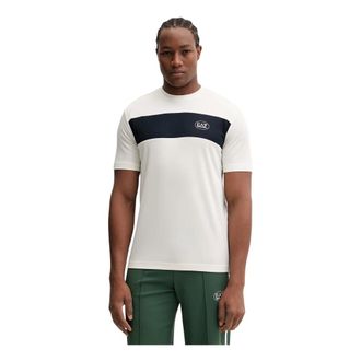 Emporio Armani Emporio Armani Ea7, Homme, Tops, Beige, Taille: L T-shirt 7M001547