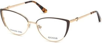 Guess Femme, Accessoires, Brun, Taille: 56 MM Cat Eye Optical Frame