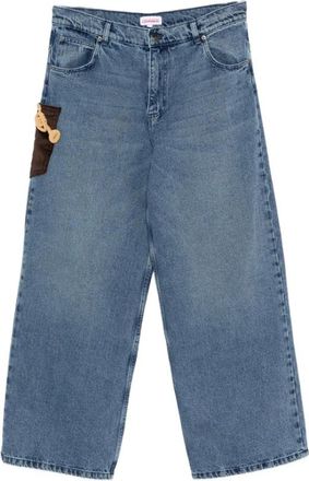Charles Jeffrey Loverboy Loverboy by Charles Jeffrey, Homme, Jeans, Bleu, Taille: W32 Wide Jeans