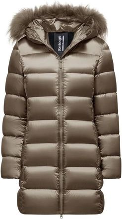 Bomboogie Femme, Manteaux, Beige, Taille: 40 FR Piumino sfiancato