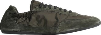 Prada Collapse Re-Nylon And Suede Sneakers
