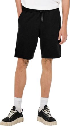 Only & Sons Herren Sweatshorts Bermuda ONSCeres Kurze Sweathose 22019490 Black XL