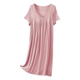 Generic Débardeur surdimensionné sans manches pour femme Printemps et été 2026 Robe mi-longue dété de couleur unie avec noeud et col en V Grande taille Robe à