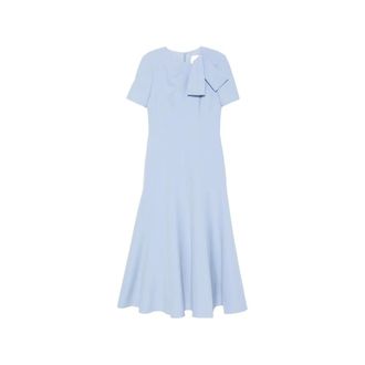 Roland Mouret 079M-Cr Robe - Femme - Robes - Bleu - Taille: 40 FR