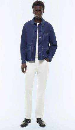 Fursac Blouson en toile de coton biologique - Taille L - Homme