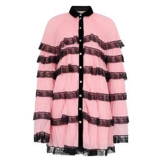 Philosophy di Lorenzo Serafini Shirt mit Spitzeneinsatz - - Blouses & Shirts - Damen - Rosa - L