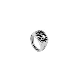 TwoJeys Framed Ring - - Accessories - Herren - Grau - 55 MM