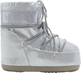 Moon Boot Femme, Chaussures, Gris, Taille: 36 EU Icon Low Glitter Boot