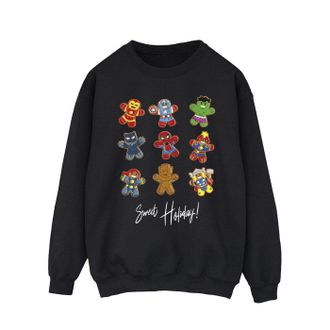 MARVEL Gingerbread Avengers Sweatshirt f&uuml;r Herren (Schwarz)