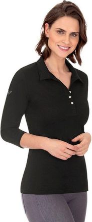 Trigema Poloshirt TRIGEMA Poloshirt mit Kristallsteinen (1-tlg)