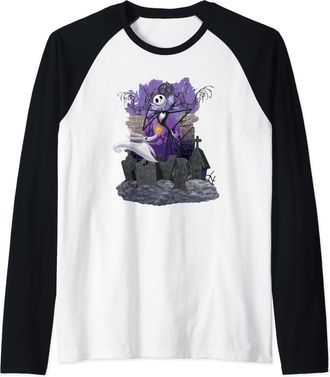 Disney The Nightmare Before Christmas Jack Skellington Graves Raglan