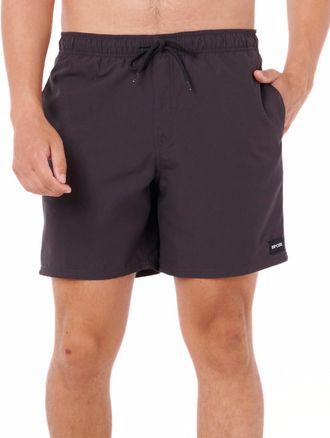 Rip Curl Herren Volley, 43,2 cm, Elastische Taille, Schnell Trocknender Stretch-Stoff und Taschen Boardshorts, Schwarz, M