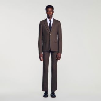 Sandro Veste de costume en laine