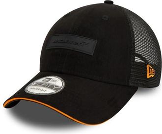 New Era 9Forty Mesh Snapback Cap - Suede McLaren Noir