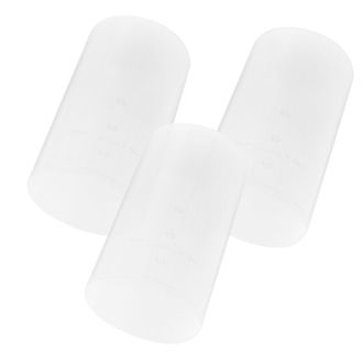 PartyKindom 3 St&uuml;ck Make up Pinselhalter Aus Kunststoff H&ouml;henverstellbar Mit Abdeckung Reise Pinsel Organizer F&uuml;r Damen Bad Und Schminktisch