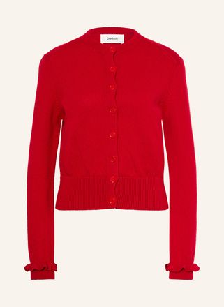 BA&SH Ba&Sh Strickjacke Karante Mit R&uuml;schen rot