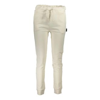 North Sails Wei&szlig;e Baumwoll-Damenhose mit Logo - - Trousers - Damen - Beige - XL