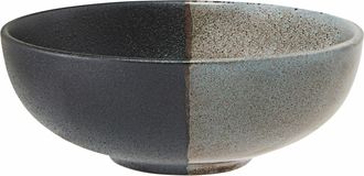 Maxwell & Williams AX0564 Schale rund - 11 cm Durchmesser - Serie Umi - mit Reaktivglasur grau-schwarz in Geschenkbox