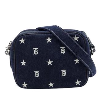 Burberry Sac bandouli&egrave;re en jean Pre-owned - Femme - Pre-owned - Bleu - Taille: ONE Size