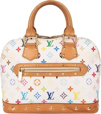 Louis Vuitton Crossbody Bags - Louis Vuitton Limited Murakami Multicolor Alma PM - Gr. unisize - in Wei&szlig; - f&uuml;r Damen
