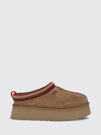 UGG Mules Tazz II en cuir su&eacute;d&eacute; avec semelle plateforme et coutures contrastantes