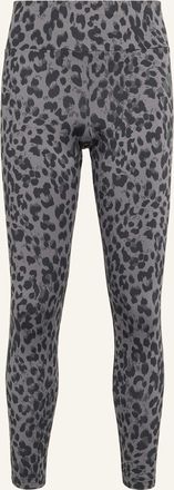 adidas Sportleggings Mit Animalprint grau