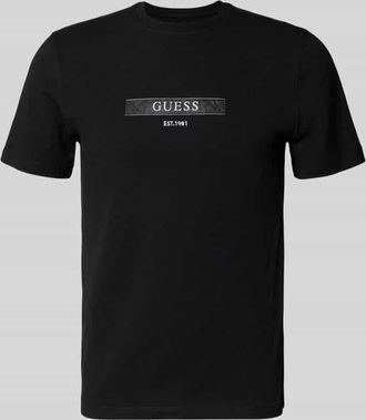 Guess T-Shirt mit Label-Detail